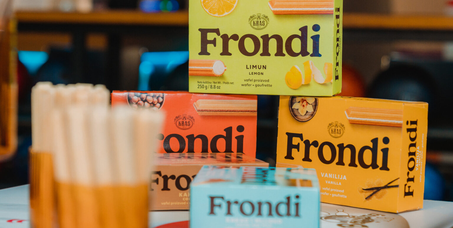 Frondi (Kraš) - novi slatki prutić u kombinaciji vafla i kreme